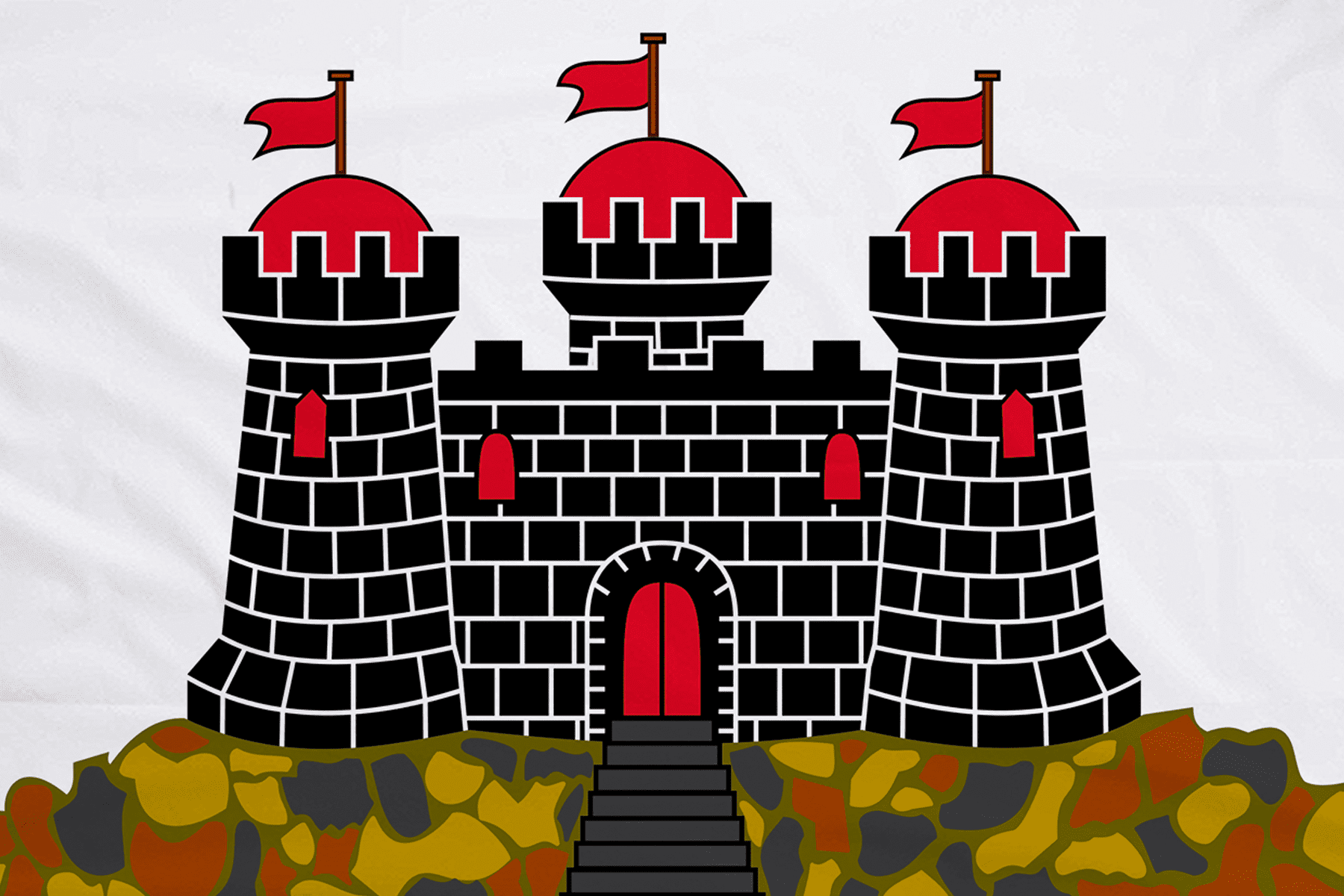 Scotland Capital City Edinburgh Flag with Eyelets