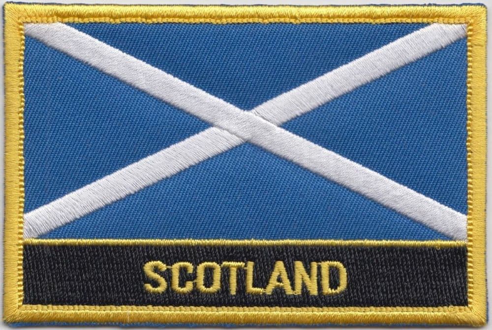 Scotland Embroidered Rectangular Patch