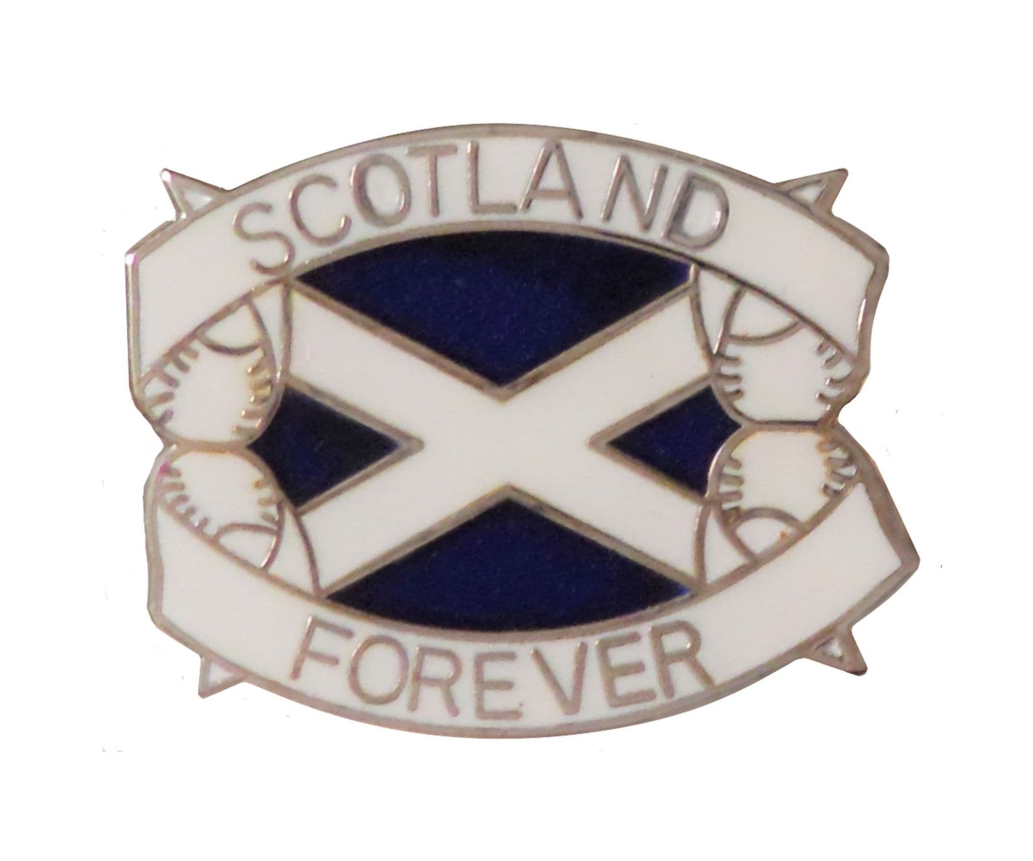 Scotland Forever Saltire Pin Badge