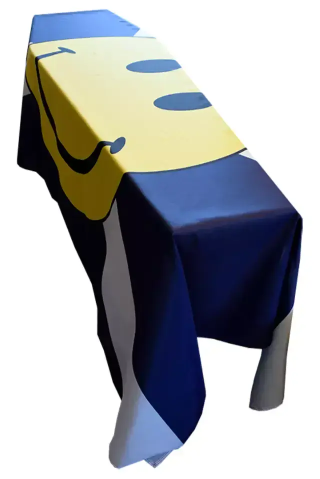 SCOTLAND HAPPY FACE FLAG COFFIN DRAPE