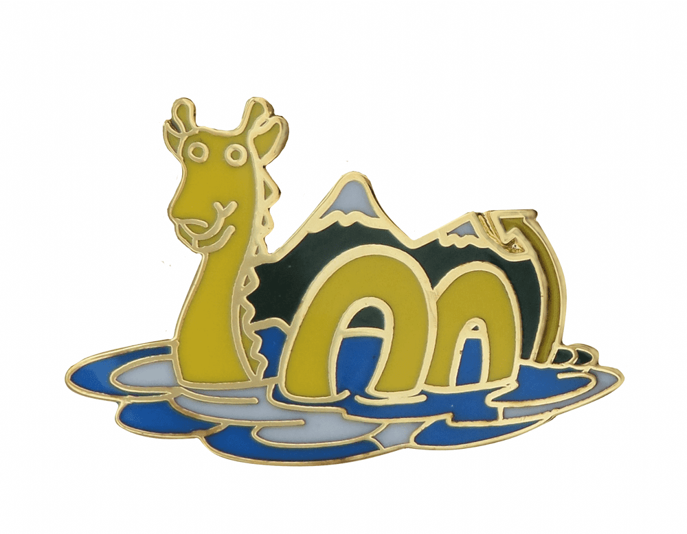 Scotland Loch Ness Monster Nessie Pin Badge