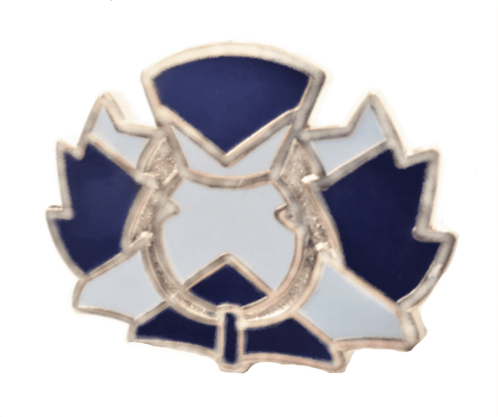 Scotland Saltire Thistle Large Pin Badge