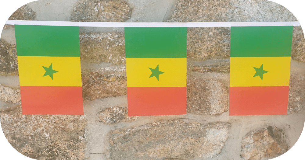 Senegal Flag Bunting