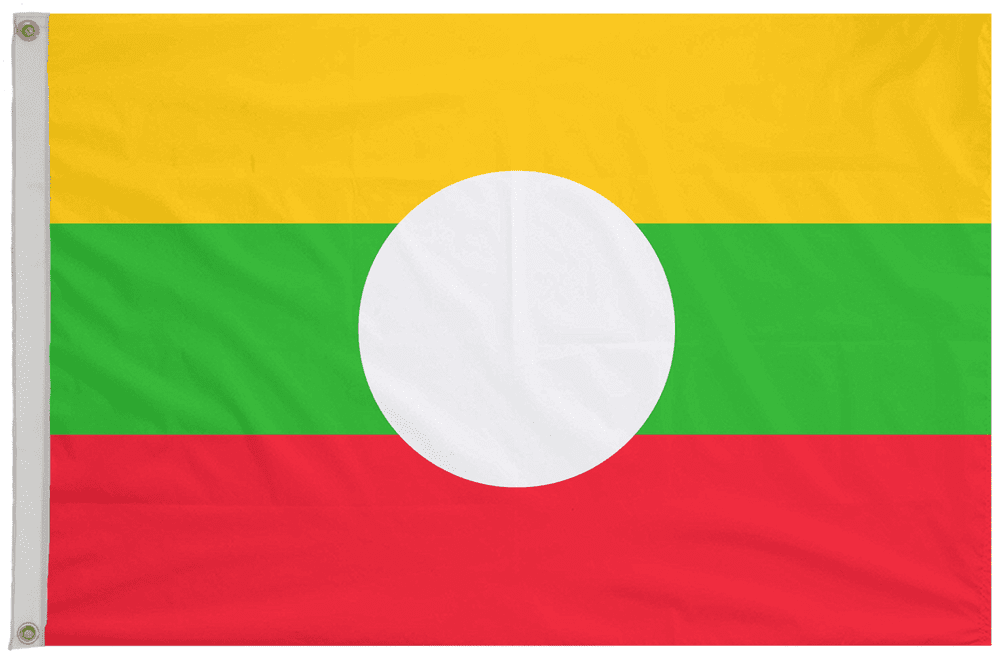 Shan State Myanmar Flag with Eyelets