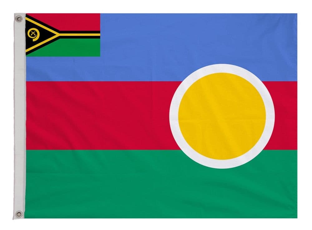 Shefa Province Vanuatu Flag with Eyelets