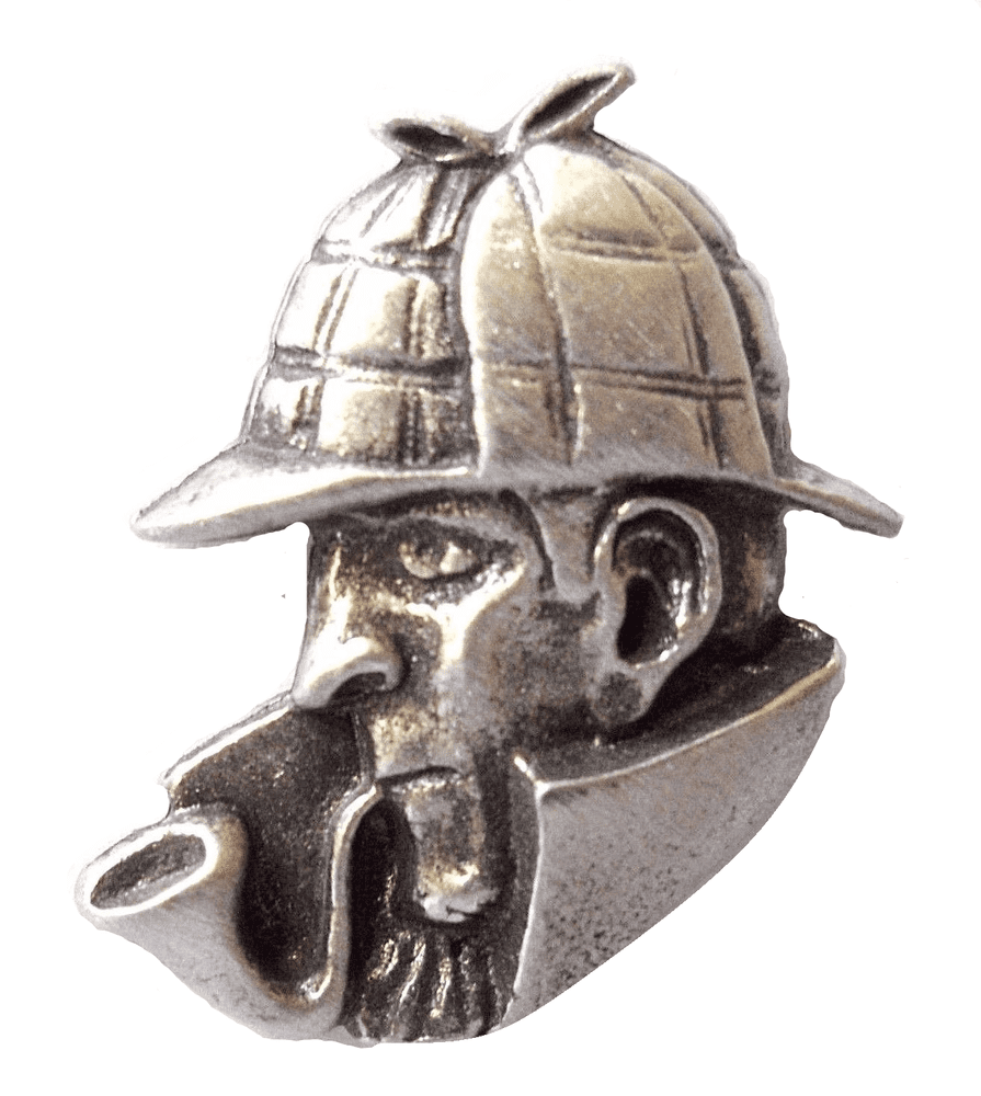 Sherlock Holmes Pewter Pin Badge - LP1032