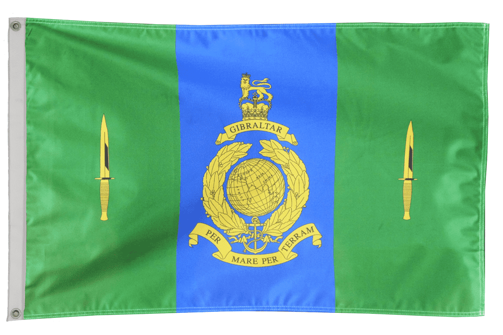 Signals Squadron Royal Marines Flag with Eyelets