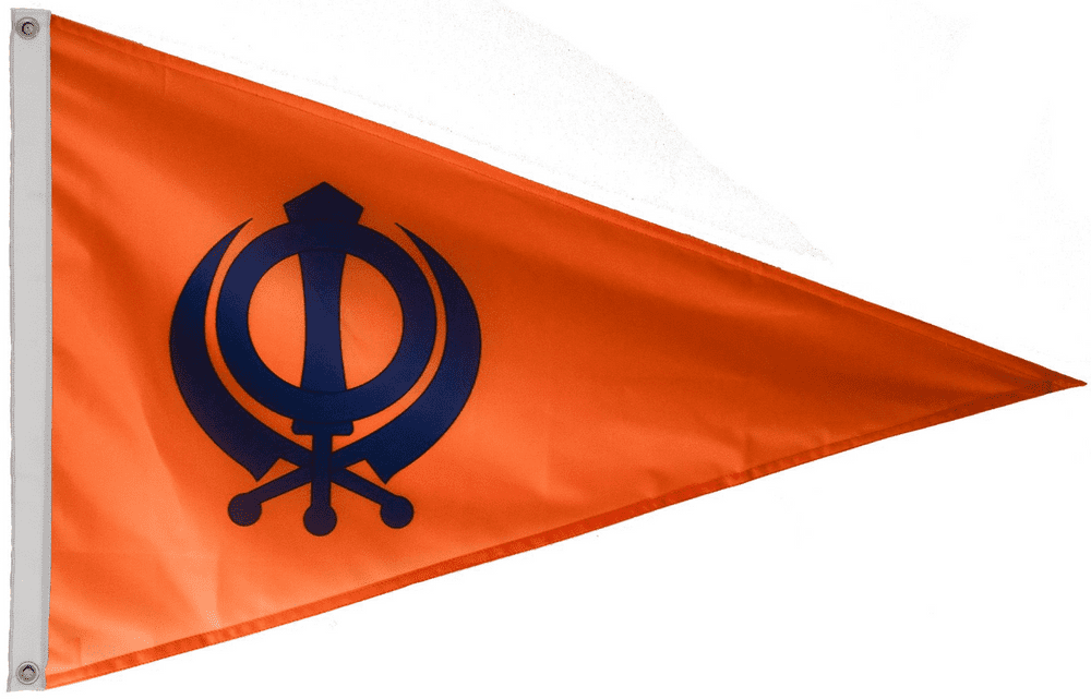 Sikh Khanda Flag with Eyelets