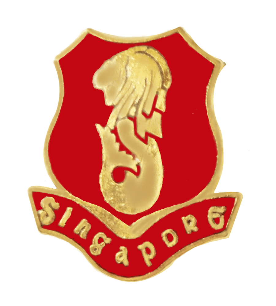 Singapore Emblem Pin Badge