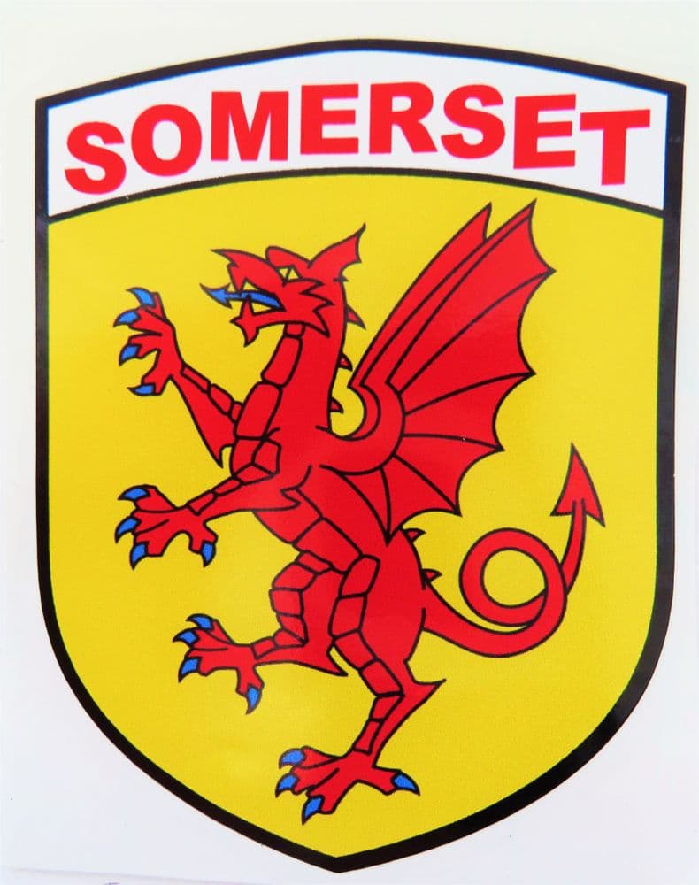 Somerset Flag External Car Window Bumper Sticker
