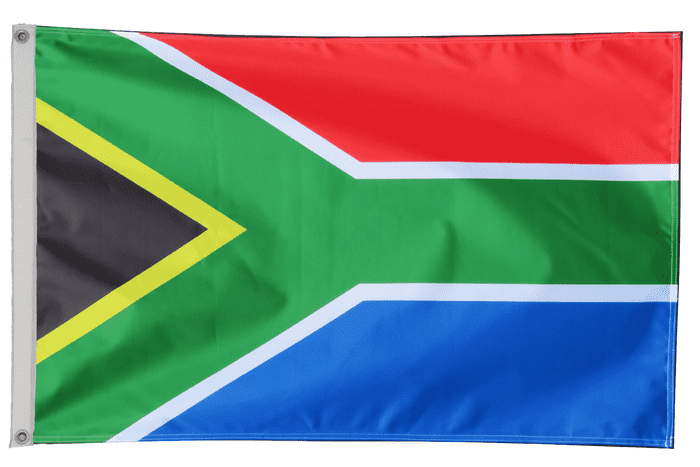 South Africa Flag with Eyelets