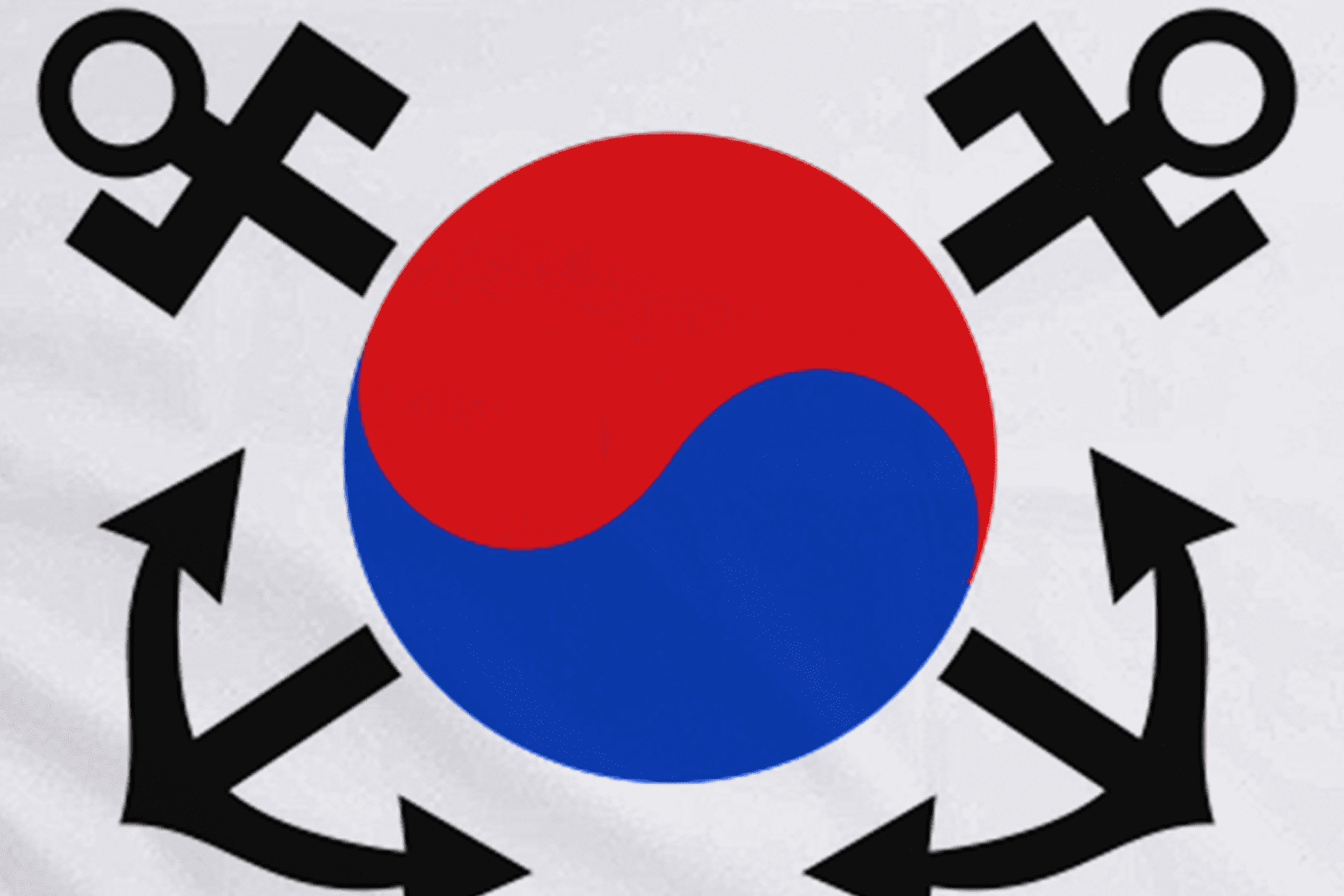 South Korea Naval Jack Flag with Eyelets