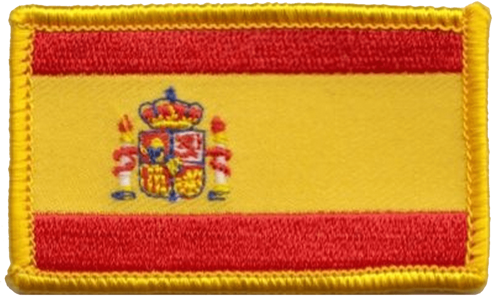 Spain State Tiny Embroidered Patch a387
