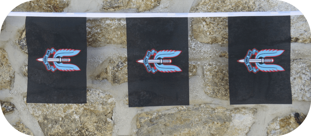 Special Air Service SAS Black Flag Bunting