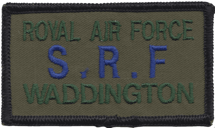 SRF RAF Waddington Royal Air Force RAF Subdued Embroidered Patch