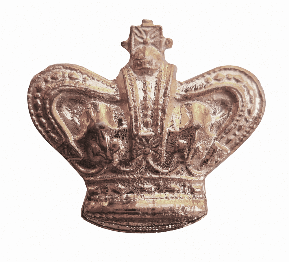 St Edward s Crown Nickel-Plated Orange Order Symbol For Collarette - W001