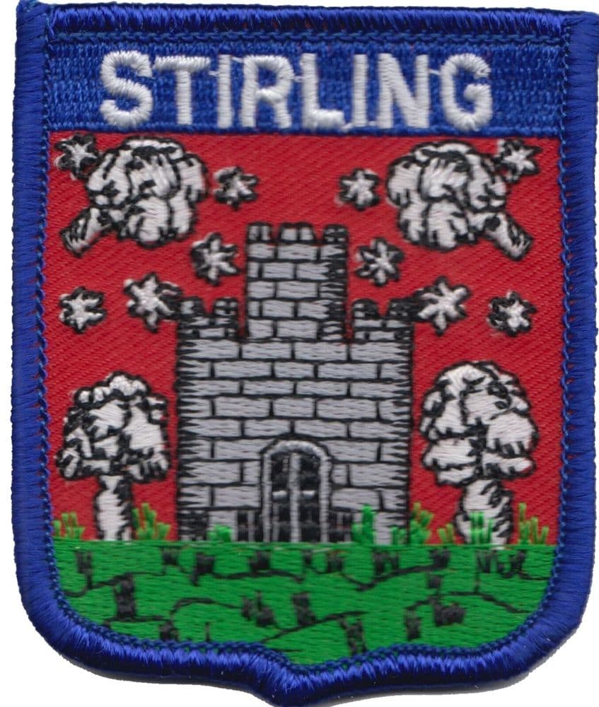 Stirling Embroidered Badge a162