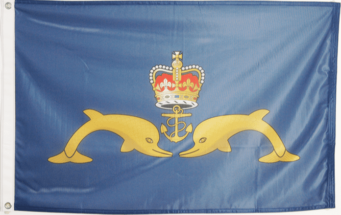 Submariners Dolphins Flag with Eyelets