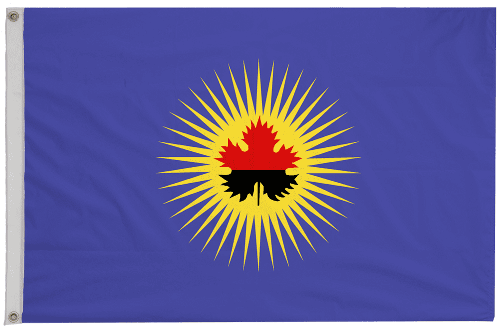 Suva Reka Kosovo Flag with Eyelets