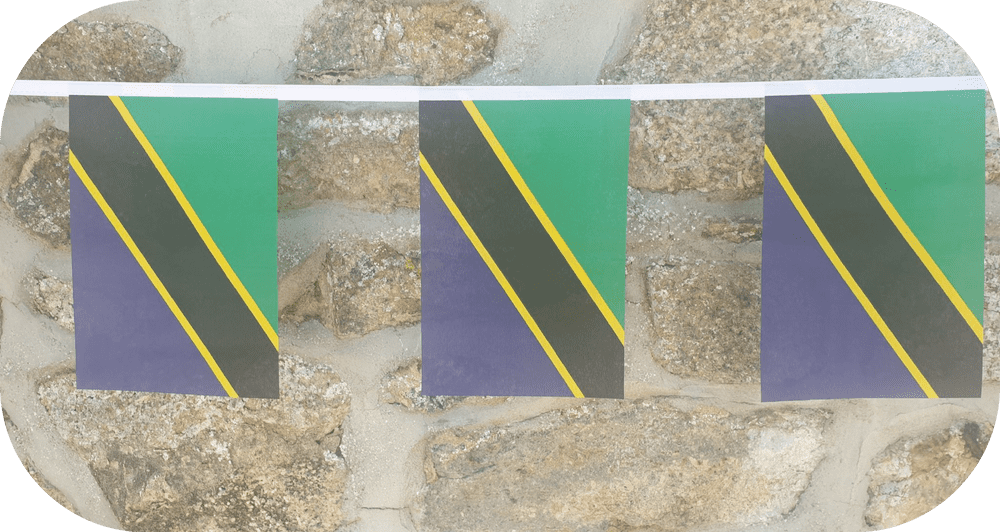 Tanzania Flag Bunting