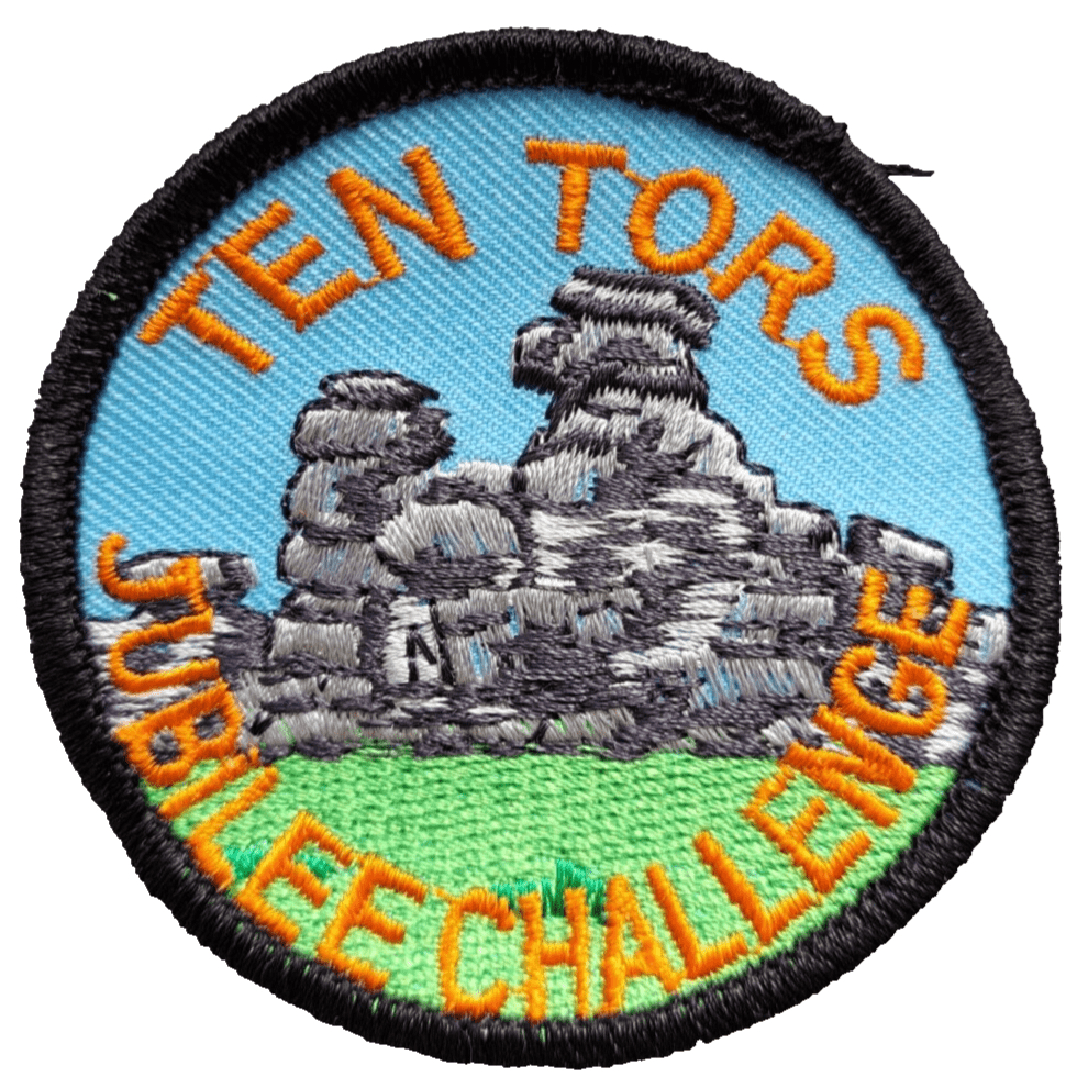 Ten Tors Jubilee Challenge Dartmoor Devon County Embroidered Patch