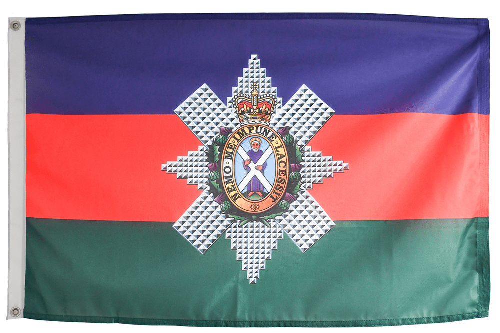 The Blackwatch British Army Flag with Eyelets