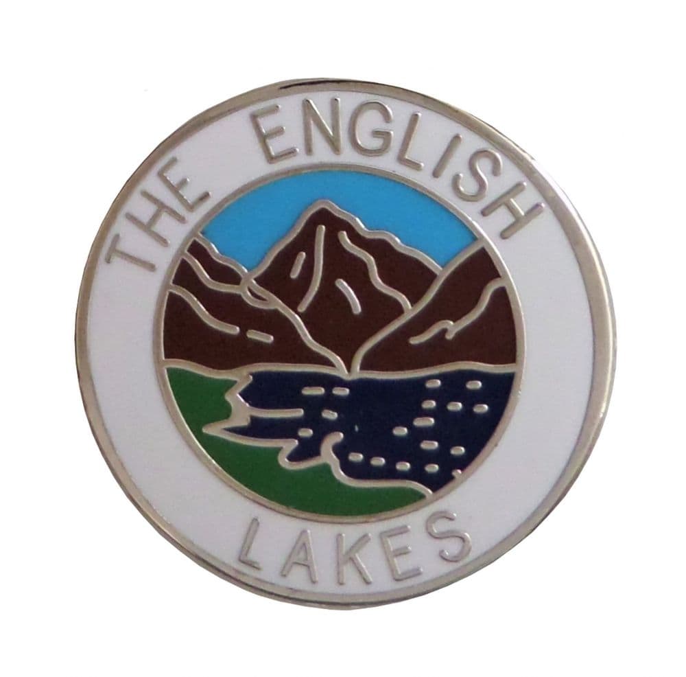 The English Lakes Cumbria Pin Badge