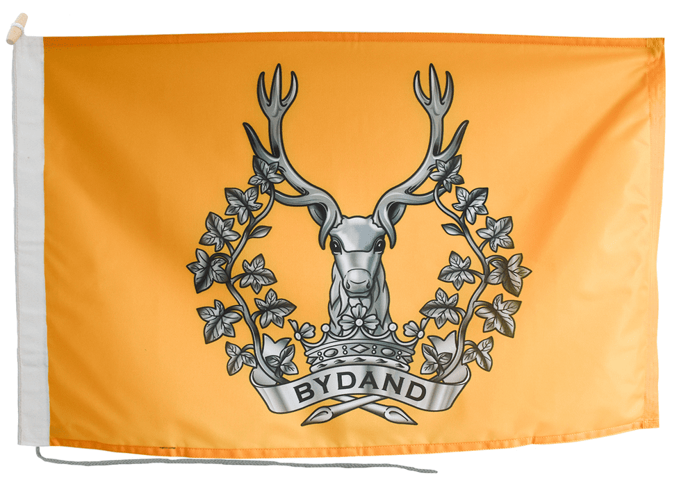 The Gordon Highlanders British Army Flag with Rope & Toggle