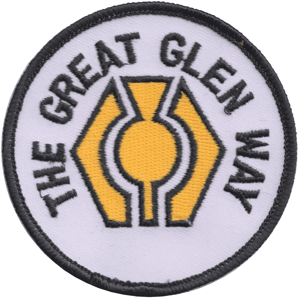 The Great Glen Way Fort William Inverness Scotland Flag Embroidered ...