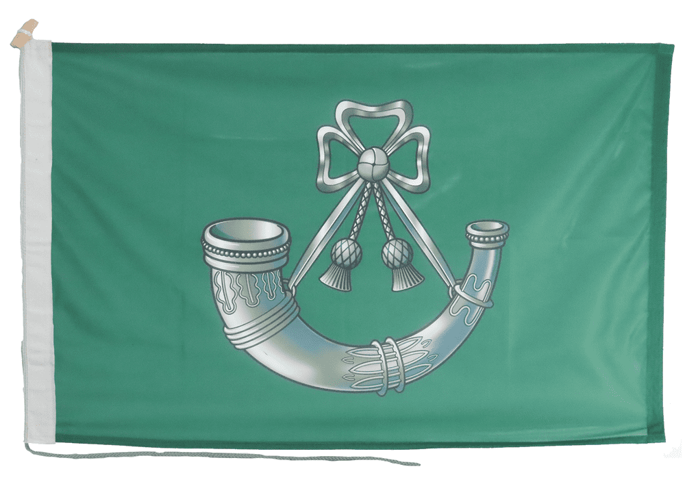 The Light Infantry British Army Flag with Rope & Toggle