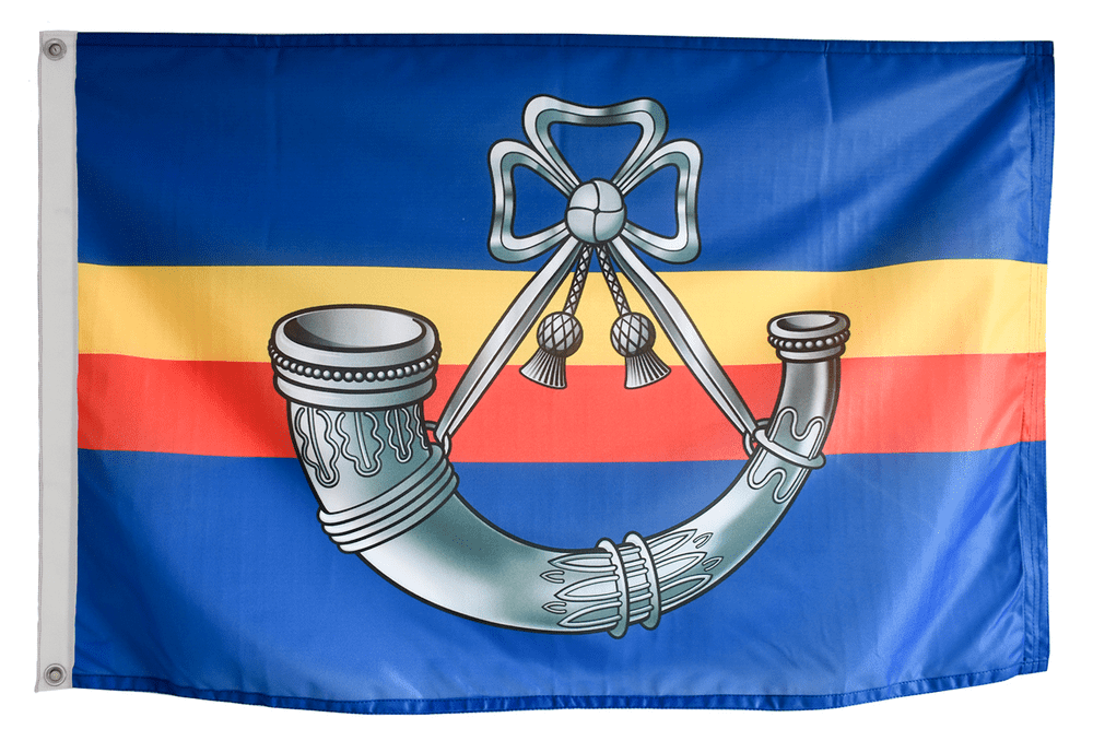 The Oxfordshire and Buckinghamshire Light Infantry British Army Flag ...