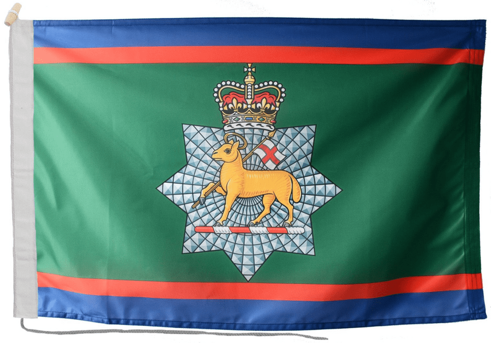 The Queen s Royal Surrey Regiment British Army Flag with Rope & Toggle