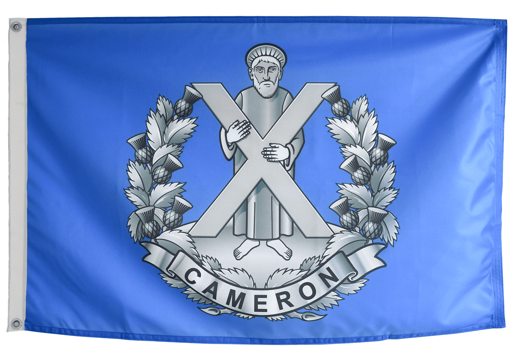 The Queens Own Cameron Highlanders British Army Flag with Eyelets