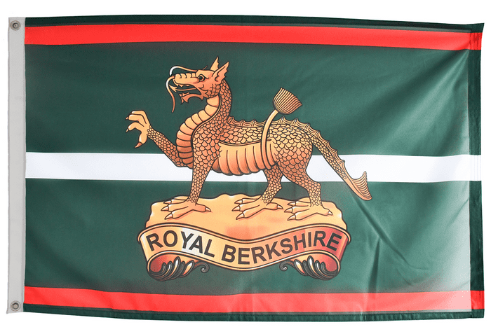 The Royal Berkshire Regiment British Army Flag with Eyelets