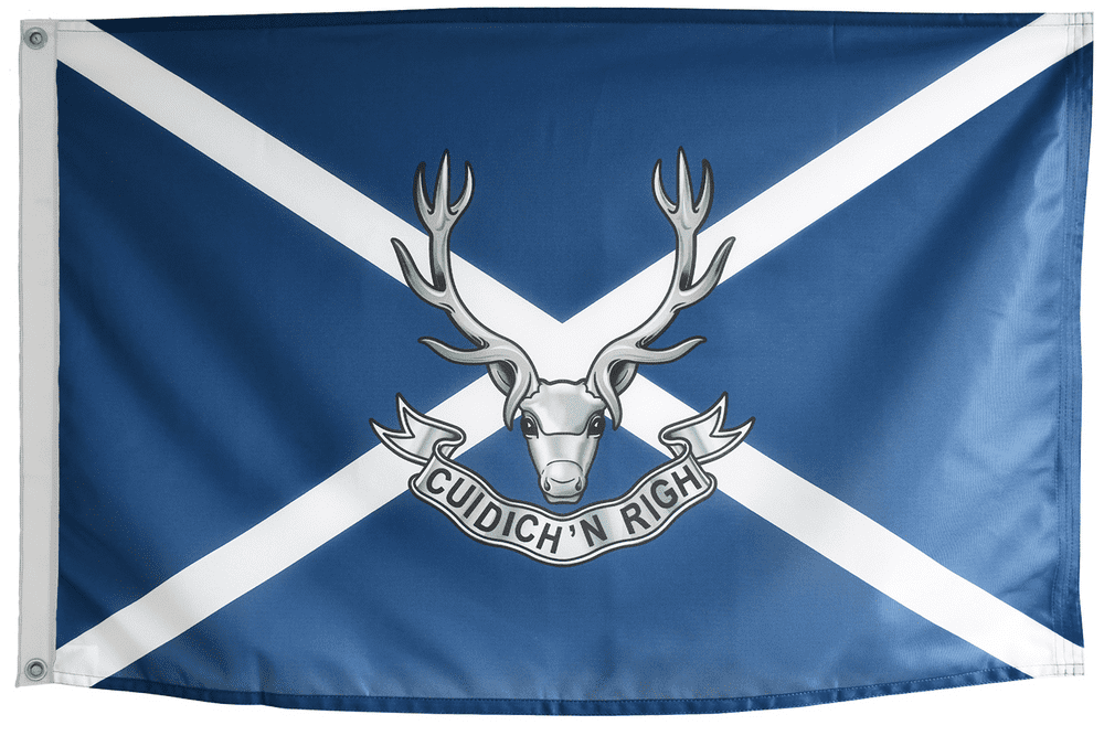 The Seaforth Highlanders British Army Flag with Eyelets
