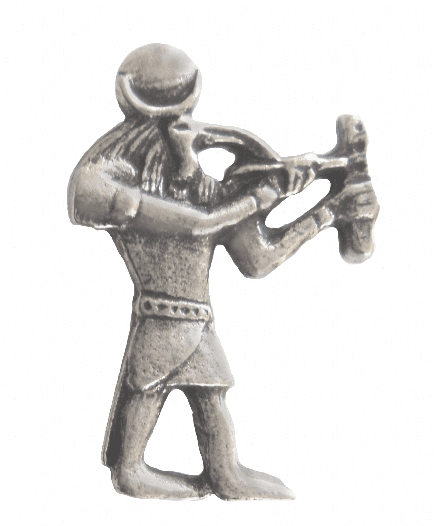 Thoth Egyptian God of Wisdom Writing Magic & the Moon Pewter Pin Badge ...