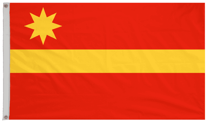 Toa Alta Puerto Rico Flag with Eyelets