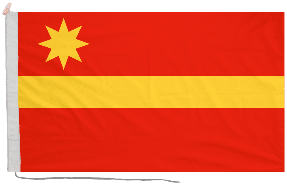 Toa Alta Puerto Rico Flag with Rope & Toggle