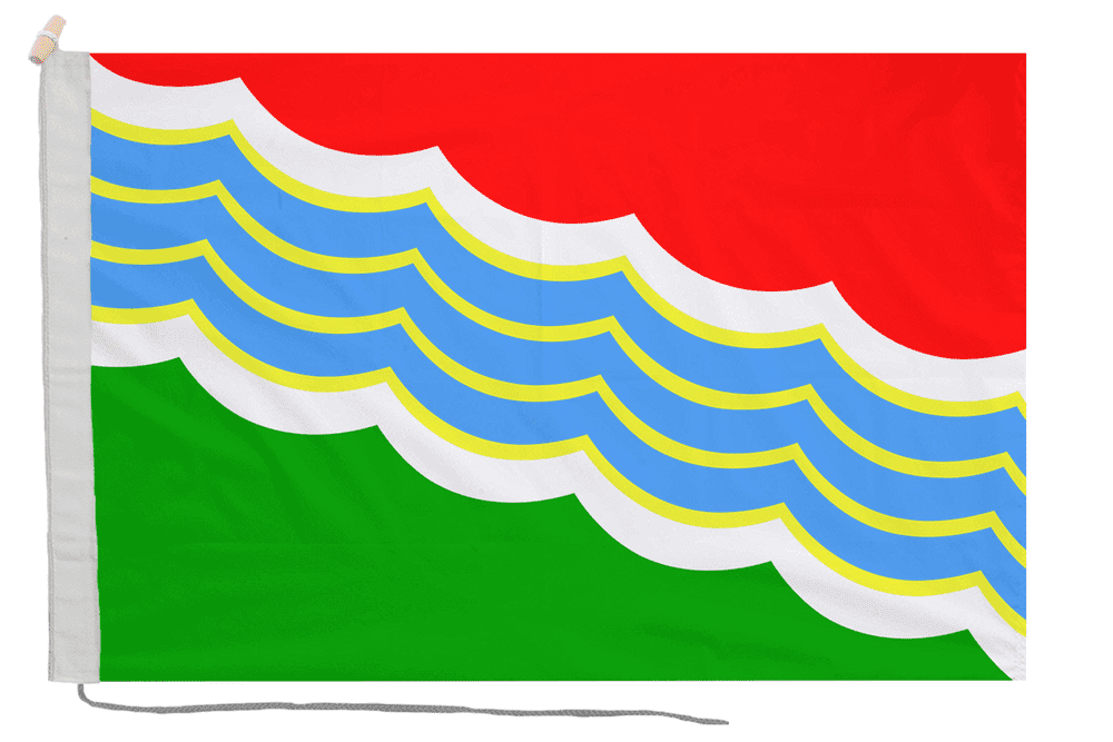 Transnistria Capital City Tiraspol Flag with Rope & Toggle