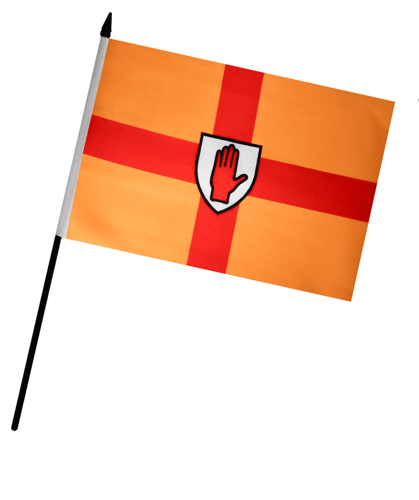 Ulster Medium Hand Flag