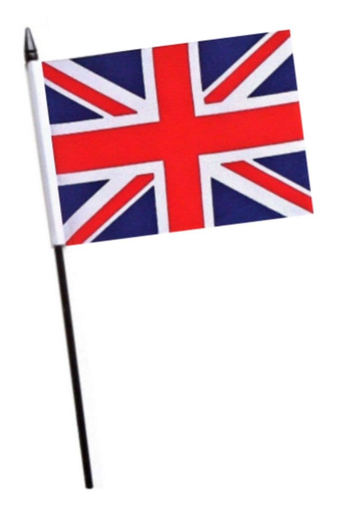 United Kingdom UK Union Jack Small Hand Waving Flag