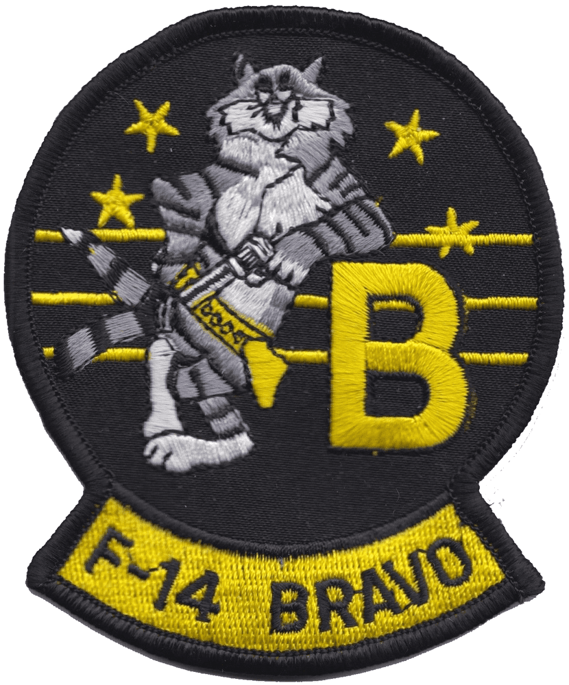 United States Navy USN Grumman F-14 Tomcat Bravo Embroidered Patch
