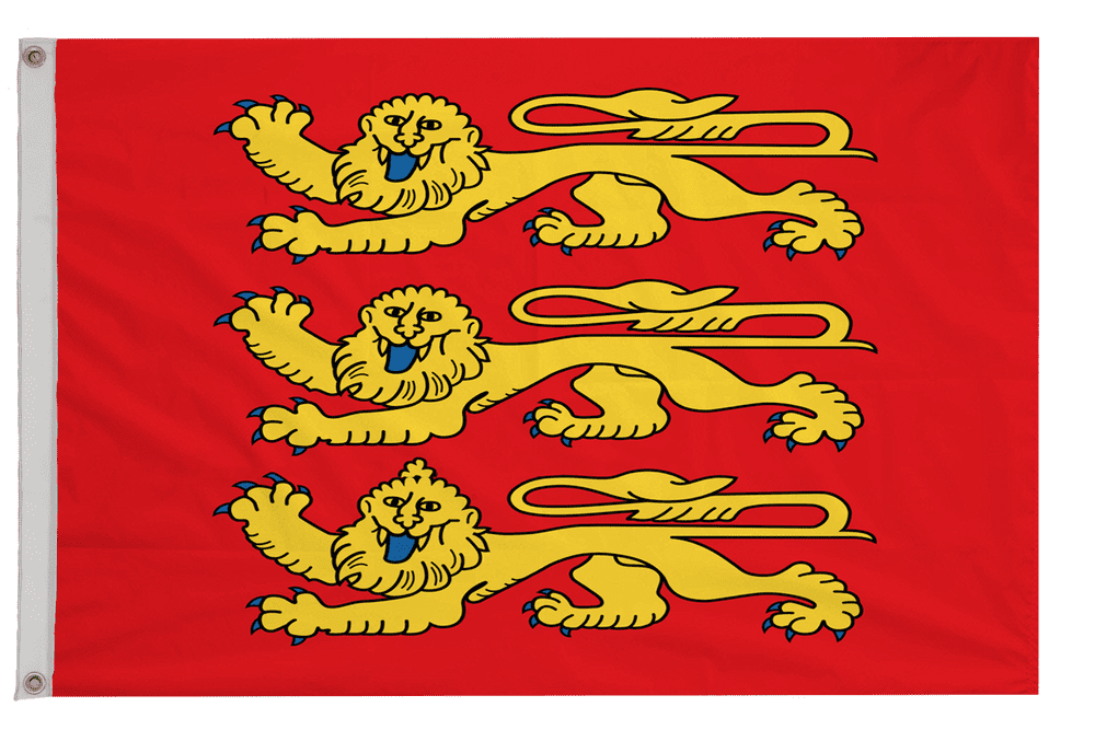 Upper Normandy France Flag with Eyelets