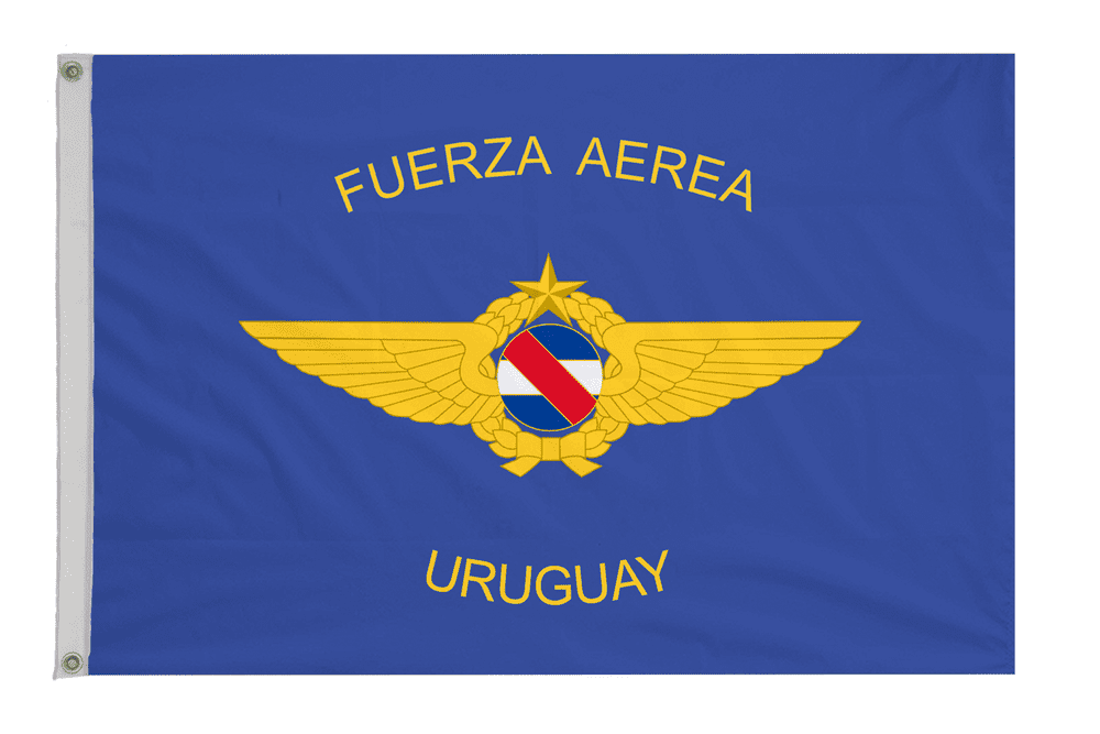 Uruguay Air Force Flag with Eyelets