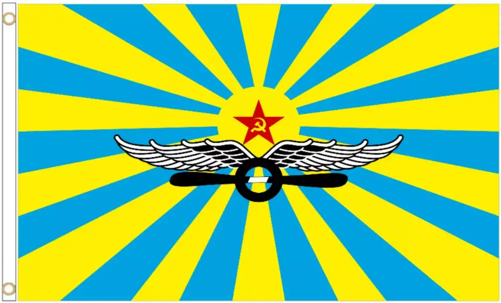 USSR Soviet Union Russia Air Forces 1918 to 1992 Polyester 5 x3 Flag