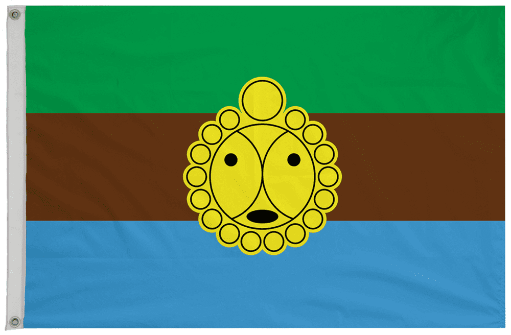 Utuado Puerto Rico Flag with Eyelets