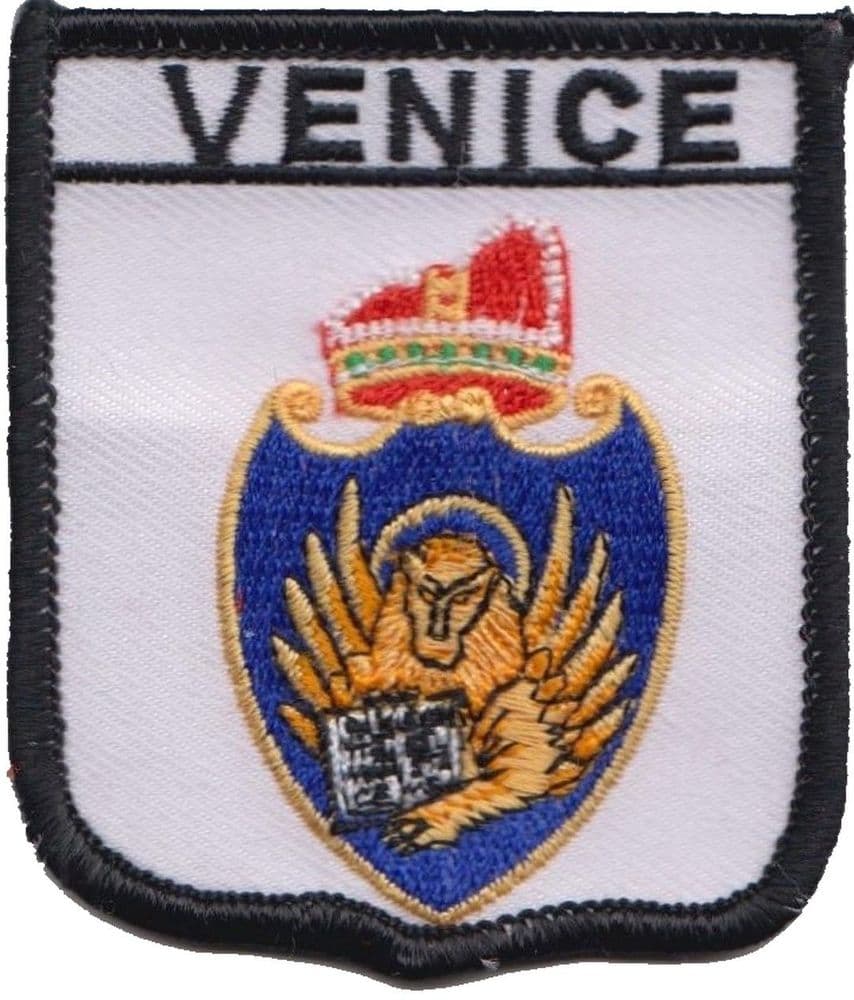 Venice Italy Coat of Arms Shield Embroidered Patch a349