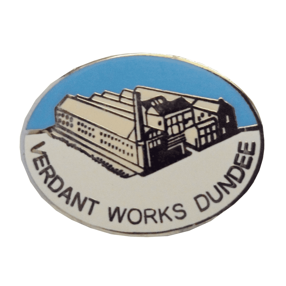 Verdant Works Jute Mill Museum Dundee Pin Badge