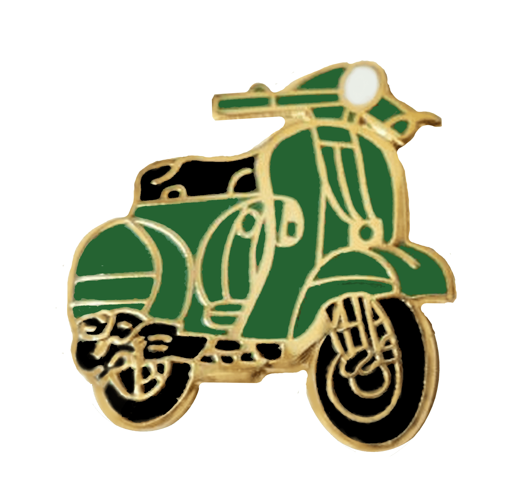 Vespa Scooter Mod Pin Badges Set Of 3