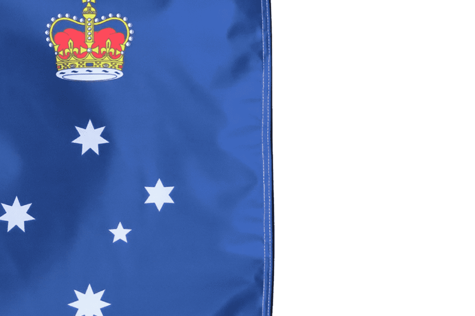 Victoria Australia Flag with Eyelets